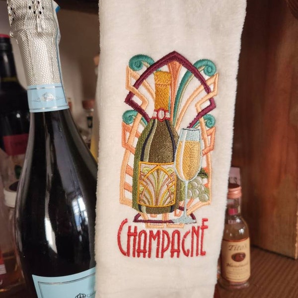 Fly Fishing Towel - Embroidered Towel - Fly Fishing Rod - Fishing Towel ...