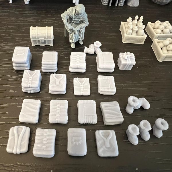 Dark Age Village Miniature Set Dnd Dungeons and Dragons Town Miniatures ...