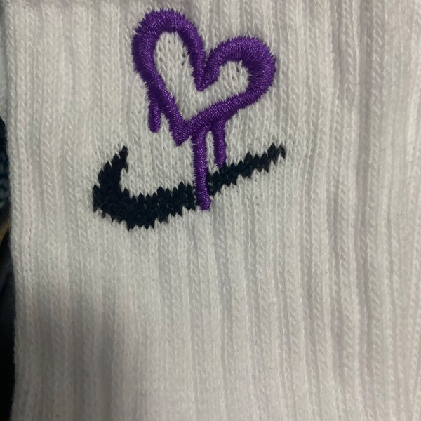 Personalised Nike Socks Initials - Etsy UK