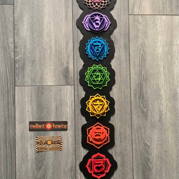 Chakra Wall Art, Chakra Wooden Art, Chakra Wall Hanging, Chakra Art ...