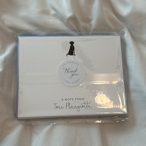 Personalized Dog Animal Notepad Stationery, A Note From Notepad With ...