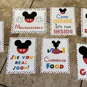 INSTANT DOWNLOAD Printable Classic Mouse Large 8x10 Sign - Etsy