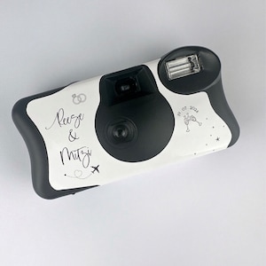 WRAP ONLY B&w Custom Kodak Disposable Camera Wrap Custom Camera Sticker ...