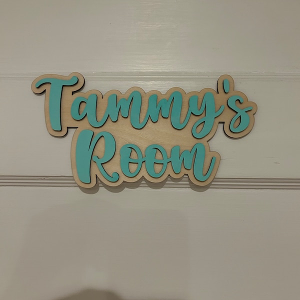 Personalized Kids Door Sign, Kids Door Name Sign, Nursery Wall Name ...
