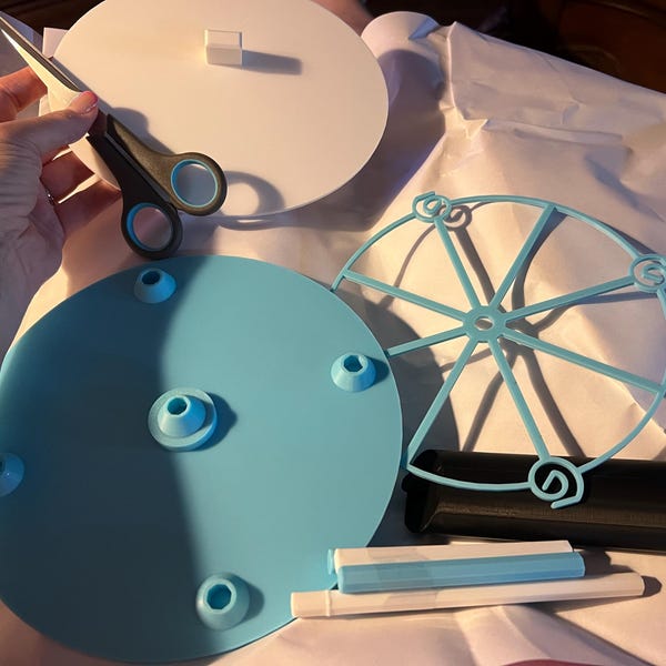 The Colorwork Wheel V2.0 by Maeli Designs - 3D Printed Yarn Untwisting ...