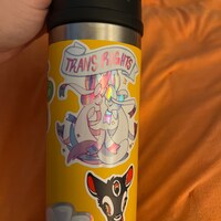 Trans Rights Pokemon Sylveon Eevee Evolution Holographic 3 Inch Vinyl ...