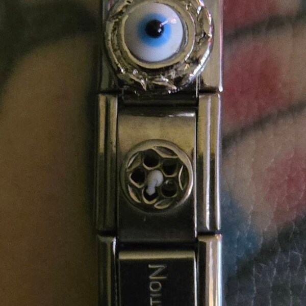 Italian Bracelet Spiritual Charms, 9MM Charms, Evil Eye Charm Links ...