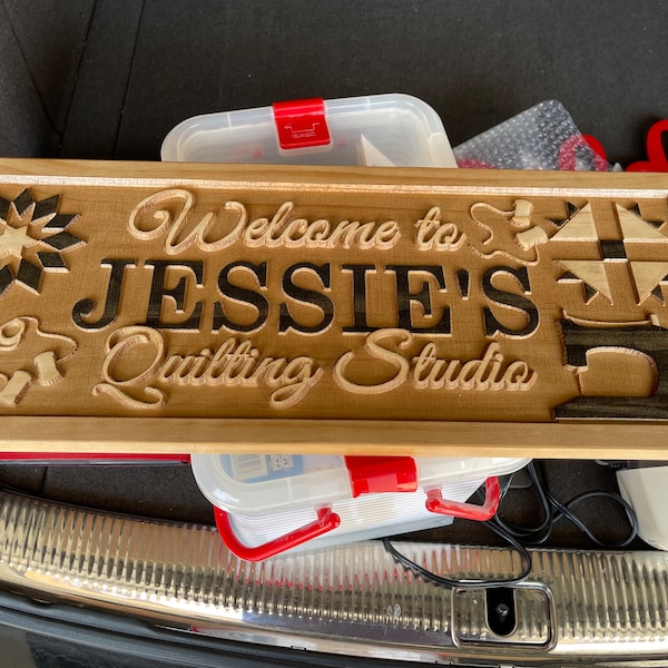 Custom Sewing Room Sign Personalized Sewing and Quilting Signs Wood ...