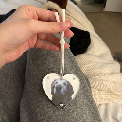 Hanging Car Photo Frames, Rearview Mirror Hanging Accessory, Car Decor ...