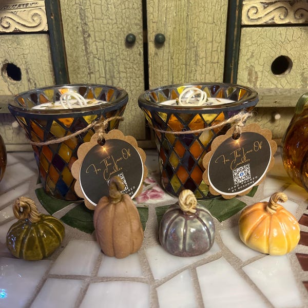 Hand Made Ceramic Stoneware Mini Miniature Pumpkin Pumpkins Fall Decor ...