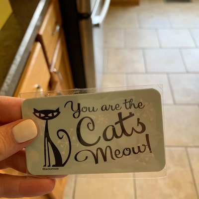 You Are the Cats Meow Magnet. Retro Kitchen. Cat Lovers Gift. Modern ...