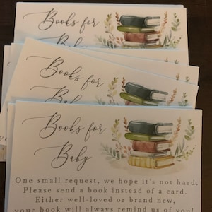Book Themed Baby Shower, Baby's First Library Sticker, Baby Book ...