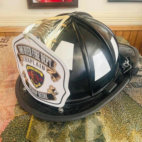 Custom Firefighter Helmet Shield Decal You Pick the Colors, Text, Font ...