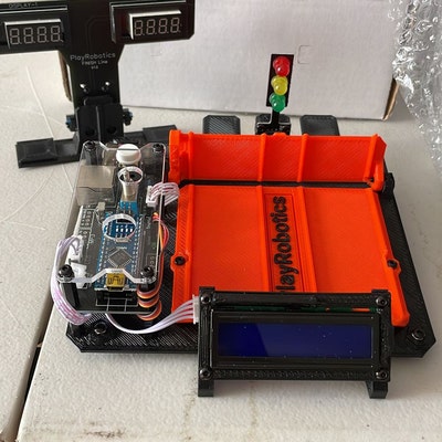 Timer for Hotwheels and Diecast Racing , Start Gate & Finish Line for ...