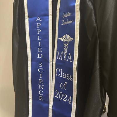 Dental Assistant Personalized Embroidery Graduation Chiseled Stole - Etsy