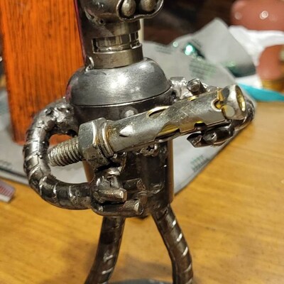 Wall-e Recycled Scrap Metal Statue,handmade Steel,cartoon Inspired.made ...