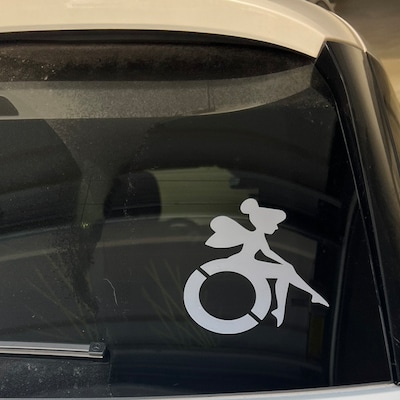 Fairy Wheelchair Decal Disability Sticker Car Truck Laptop - Etsy