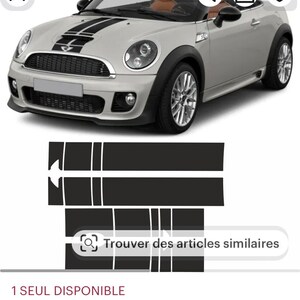 Mini R56 Monte Carlo Side Stripes / Stickers Exact Factory Size and ...