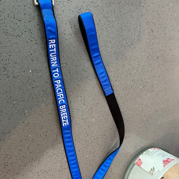 Custom Personalized Embroidered Dog Leash - Etsy