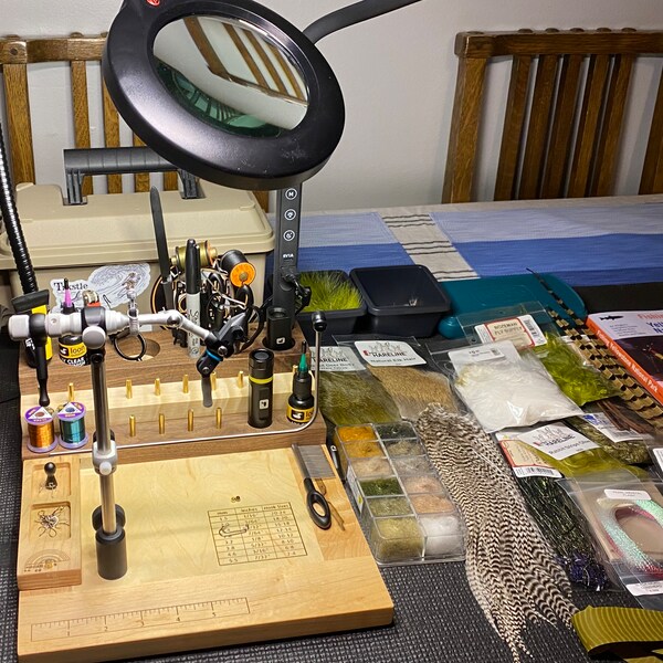 Fly Tying Table hardwood - Etsy
