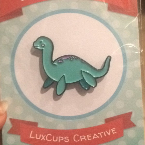 Loch Ness Enamel Pin - Hard Enamel Pin Cloisonné Nessie Lapel Pin Loch ...