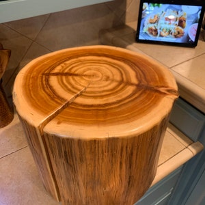 Cedar Stump Side/end Table - Etsy