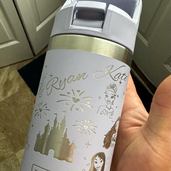Stanley Disney Tumbler, Disney Characters Full Wrap Engraved Tumbler ...