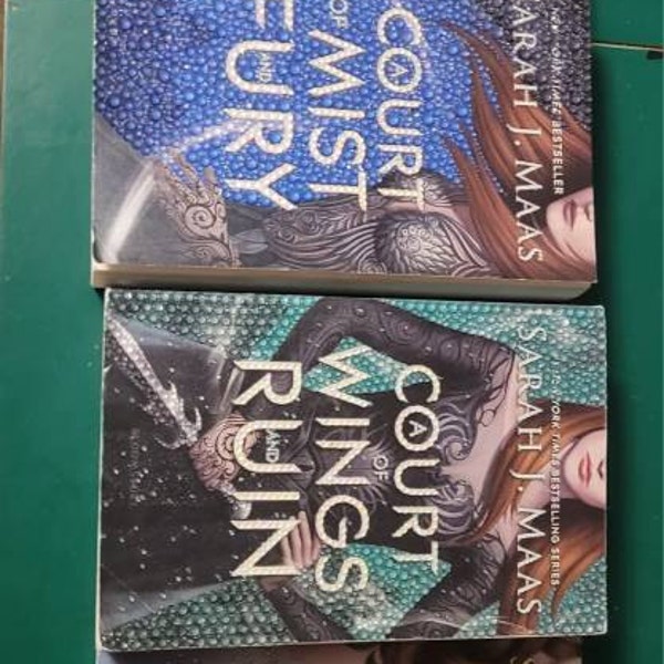 Bedazzled A Court of Wings and Ruin Front, Spine and Custom Back Cover ...