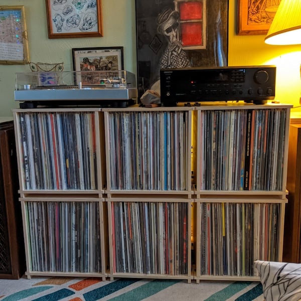 Record Storage Single Box Design Your Own - Etsy