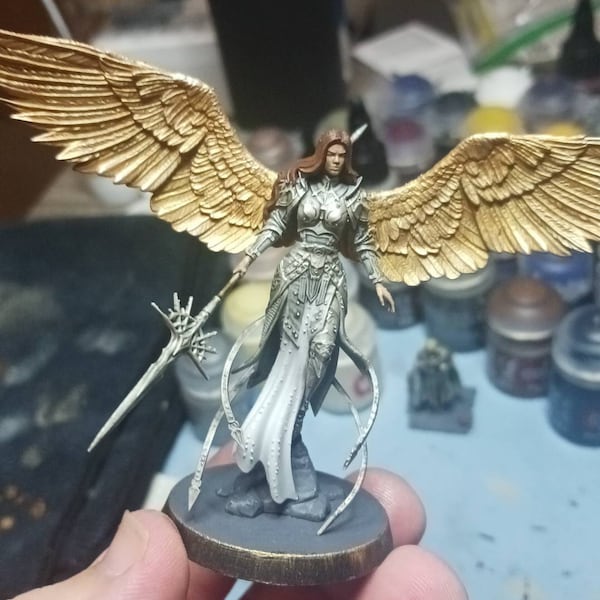Female Planetar Angel Set of 3 DND Miniatures Faith Defender Collection ...