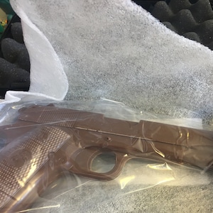 CHOCOLATE GUN Full Size Hand-Crafted Solid Milk Chocolate | Etsy
