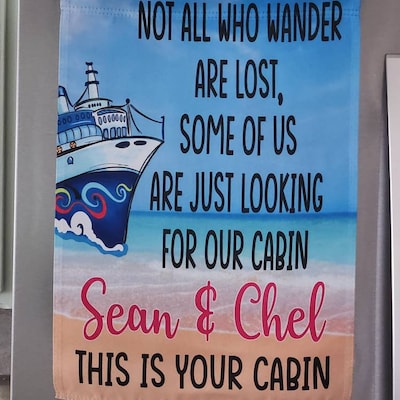 Alaskan Cruise Ship Sign, Cruise Door Magnet, Cruise Trip Sign, Cruise ...