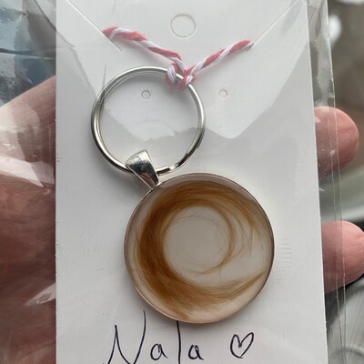 Hair Keychain, Pet Fur Keychain, Pet Fur Memorial, Pet Memorial ...