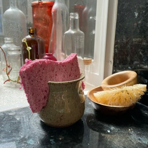 Pottery Mug Extra Large Hemp Design Handcrafted Perfect - Etsy