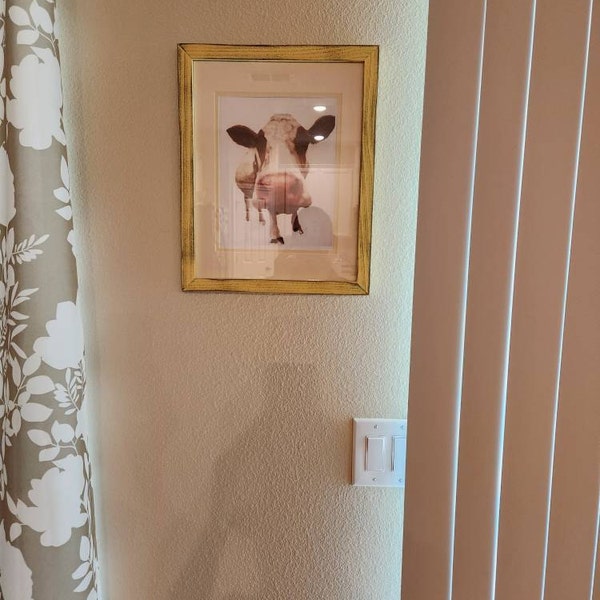 Weathered Emily Choose Your Color/size Handmade Picture Frame Gold ...