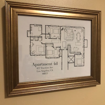 The Office Floor Plan the Office TV Show Blueprint Dunder Mifflin the ...