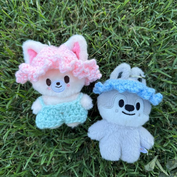 Stray Kids Skzoo Han Quokka Sprout Handmade Crochet Headband for 10cm ...