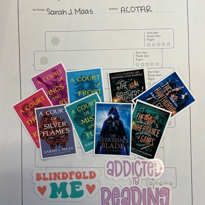 Waterproof Hand-cut Custom Book Cover Vinyl Matte Stickers for Book ...