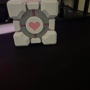 Portal Weighted Companion Cube Aperture Science, Inc 3D Print - Etsy