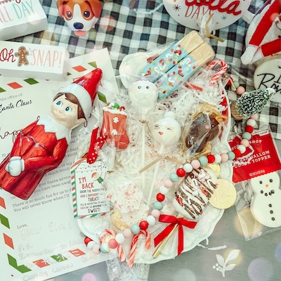 Christmas Mini Set, 4 Cake Pops, 1 Cakesicle, 3 Snowflake Chocolates, 4 ...