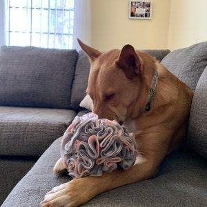 Snuffle Ball Treat Dispenser Treat Ball Canine Enrichment - Etsy