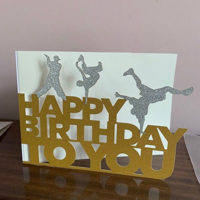 Streetdance/breakdance Birthday Card - Etsy