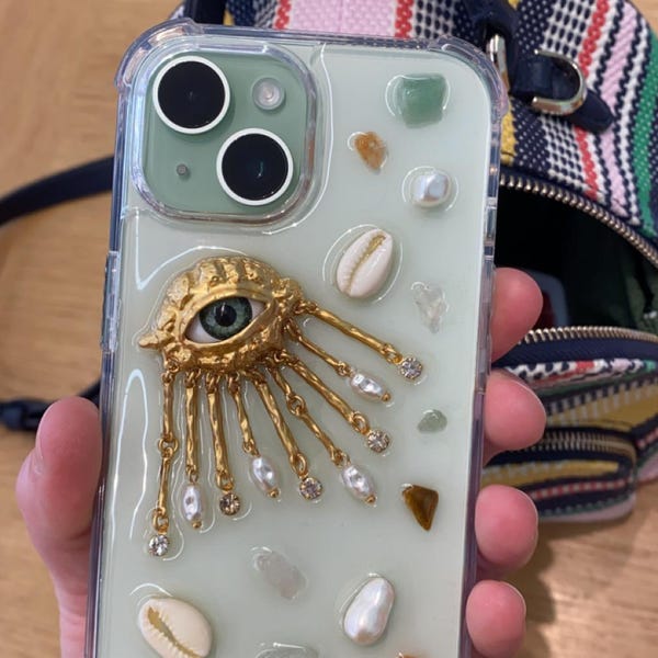 Resin Designer iPhone Case, Aesthetic iPhone Case for iPhone 17 16 15 ...