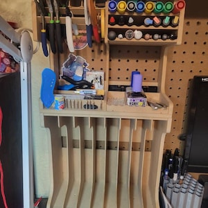 Wooden Tool Shelf,leathercrafts Tools Holder,tools Organizer,tools ...