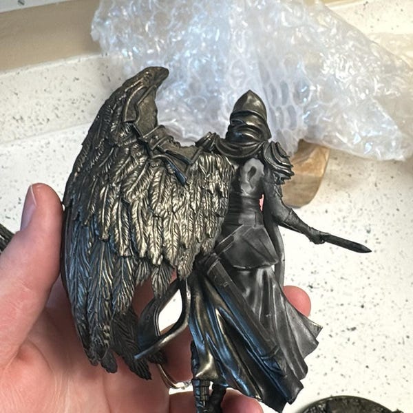 Corrupted Dwarf 3D Printed Resin Miniature 4K Statue, Hand-painted ...