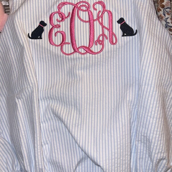 Blank Seersucker or Gingham, Longall Long Jon Jon Overalls, Made to Order, NB up to 4T, Boys ...