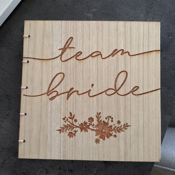 JGA Boho Team Bride Gästebuch | Fotoalbum JGA | JGA Deko | Team Bride ...