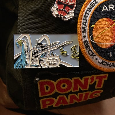 Moon Knight Random Bullshit Go Meme Custom Fan Made Enamel Pin 2.25 ...