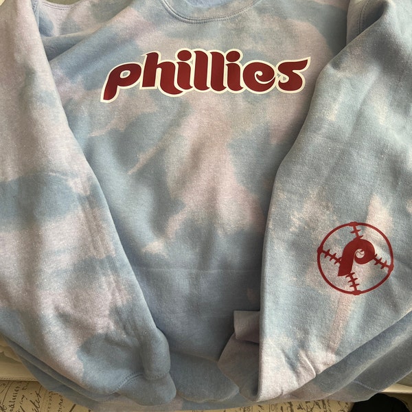 Phillies Comfort Colors Vintage Baseball Tee Front and Back - Etsy