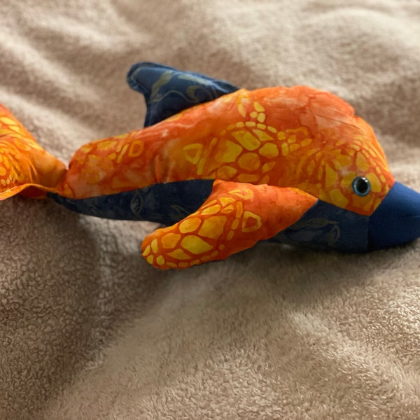 DIZZY DOLPHIN Stuffed Animal Toy Sewing Pattern Pauline Mcarthur Funky Friends Factory Cute ...